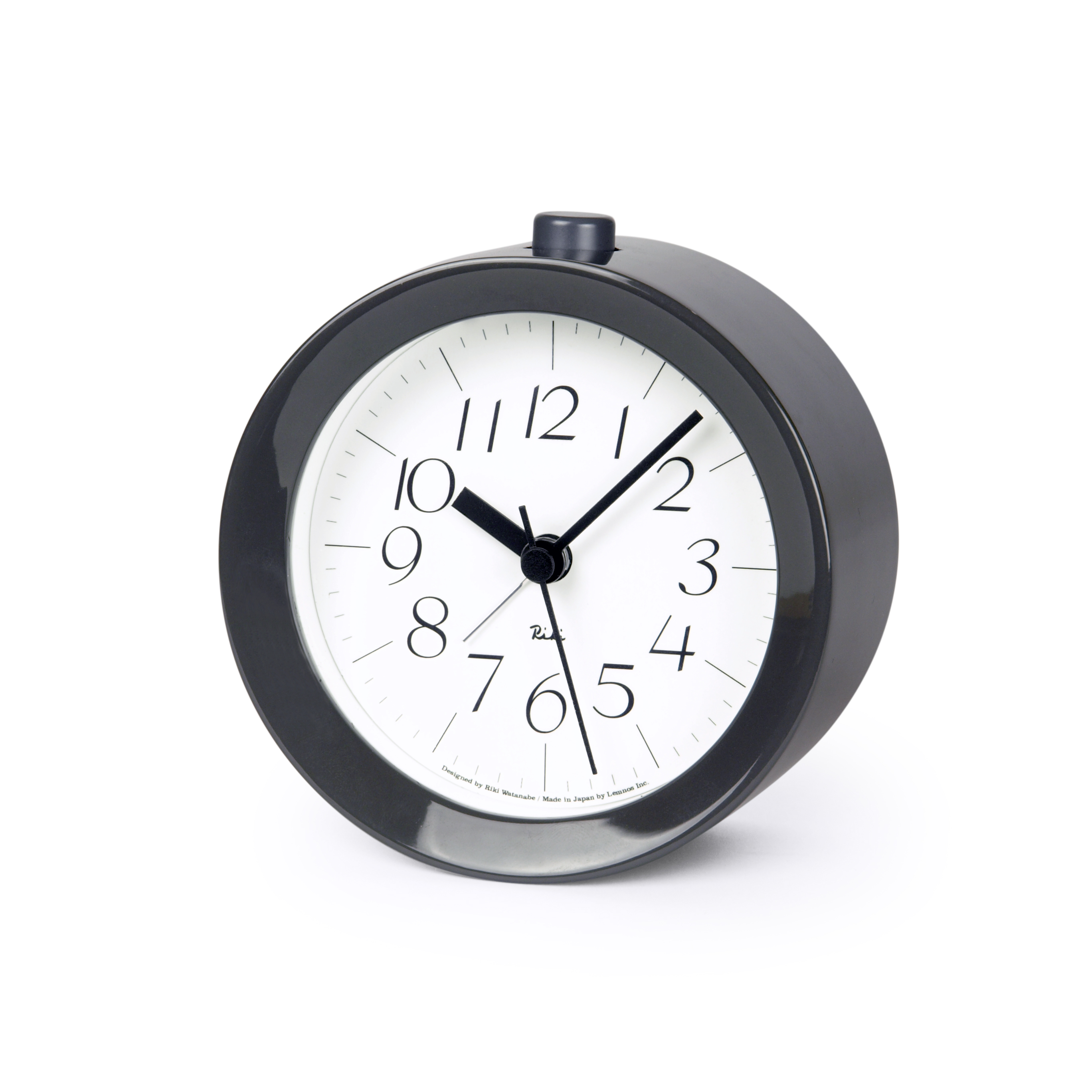 Lemnos Wecker RIKI Alarm Clock / gray | 100418425